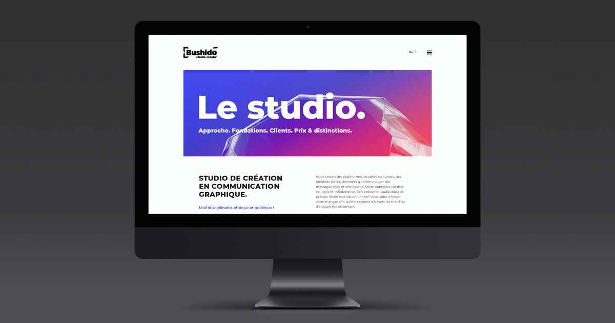 Studio de conception et production graphique | Bushido | Québec